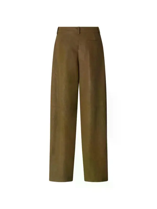 Pinko Textured-finish Wide-leg Trousers
