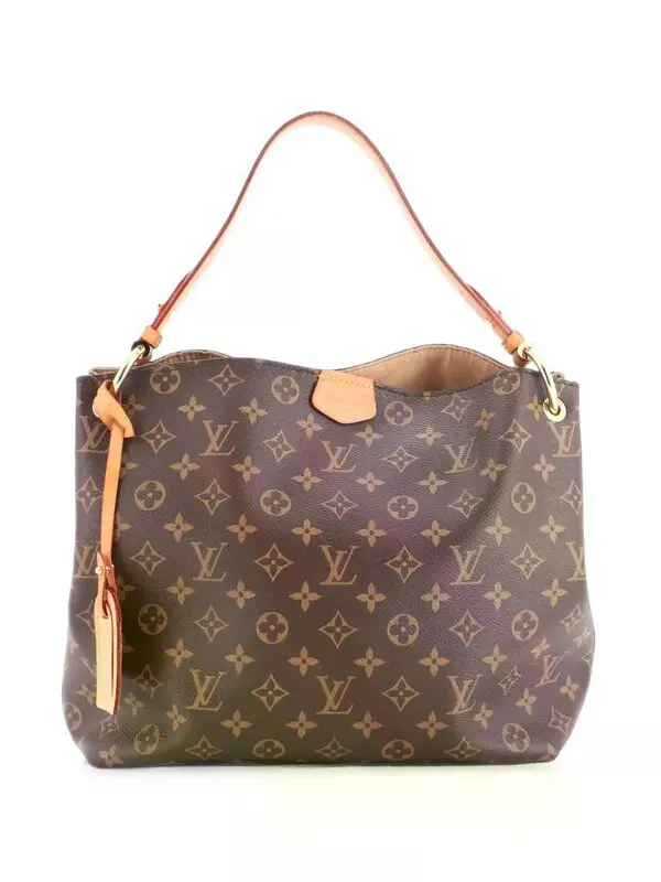 LOUIS VUITTON Graceful Handbag Monogram Canvas Pm Hobo Bag
