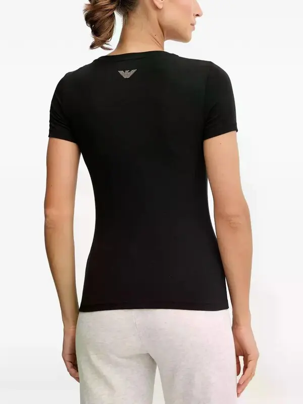 EA7 Embellished-logo T-shirt