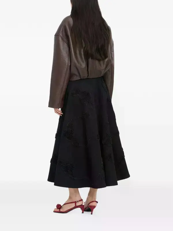 ROTATE BY BIRGER CHRISTENSEN Bonded Leather Jacket