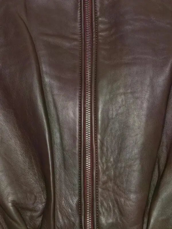ROTATE BY BIRGER CHRISTENSEN Bonded Leather Jacket