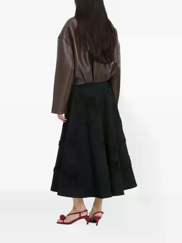 ROTATE BY BIRGER CHRISTENSEN Bonded Leather Jacket
