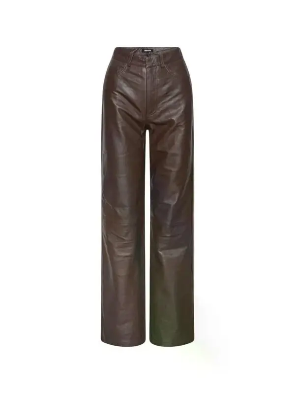ROTATE BY BIRGER CHRISTENSEN High-waisted Straight-leg Trousers