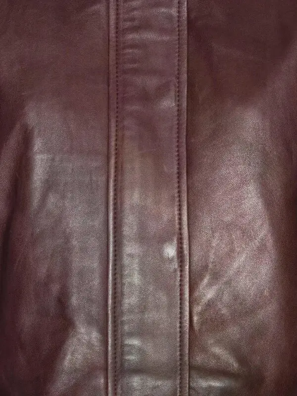 ROTATE BY BIRGER CHRISTENSEN Boxy Square Leather Jacket