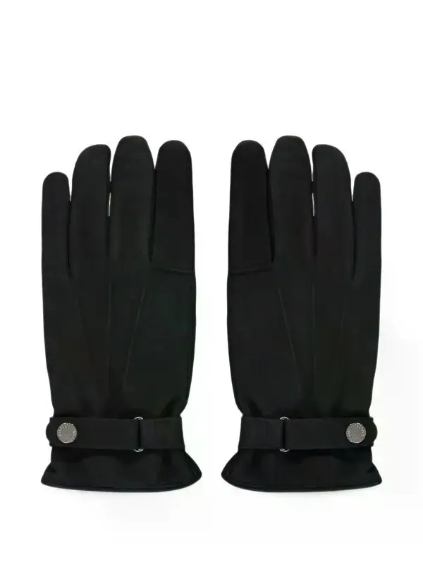 MOORER Button-strap Stitched Gloves
