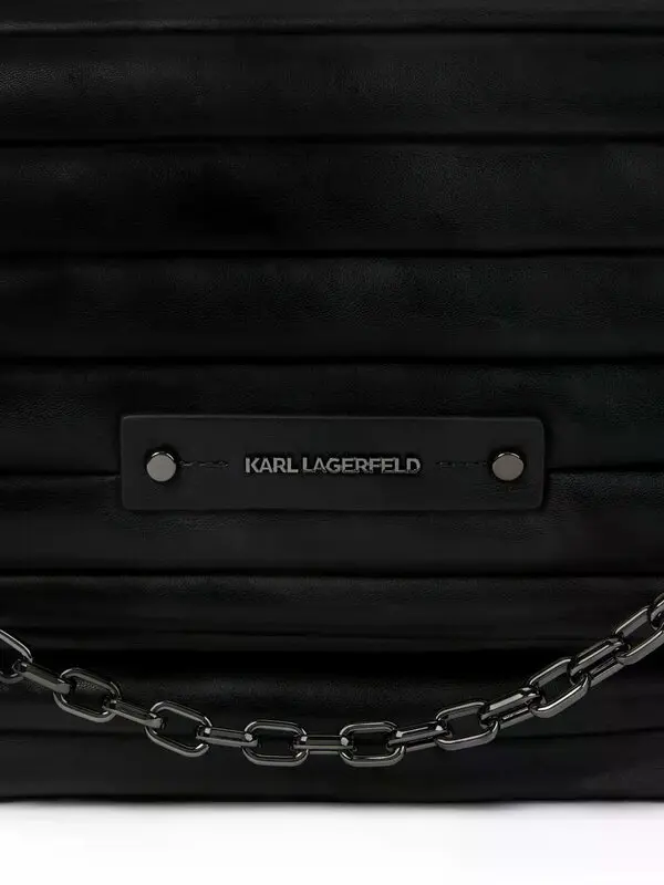 Karl Lagerfeld Medium K/essential Plie Flap Shoulder Bag