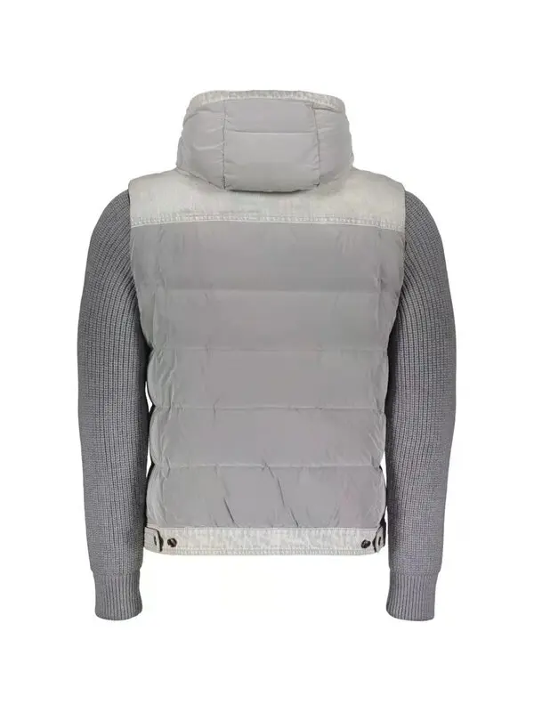 MOORER Hooded Padded Jacket With Detachable Sleeves