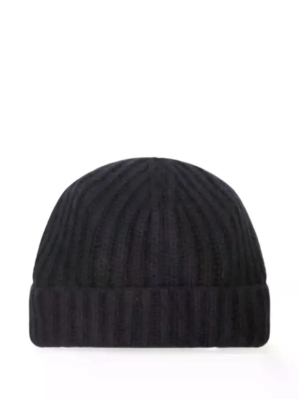 MOORER Ribbed-knit Beanie Hat