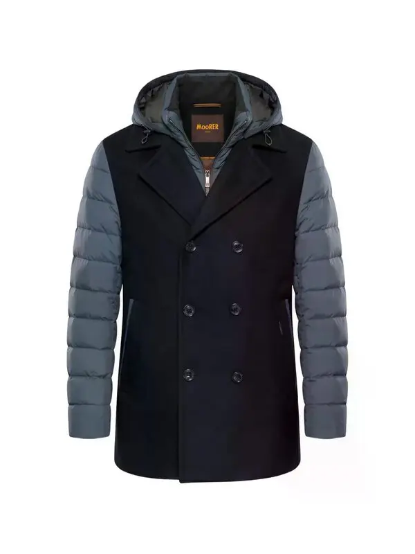 MOORER Cecco-led Quilted Double-breasted Coat