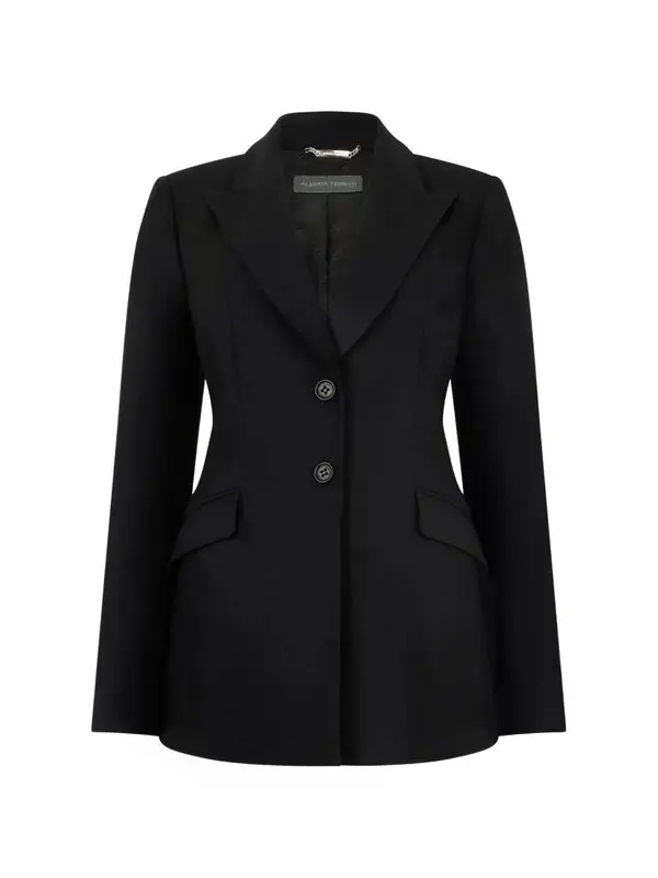 Alberta Ferretti Tailored-cut Single-breasted Blazer
