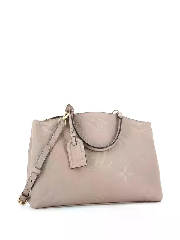LOUIS VUITTON Grand Palais Handbag Monogram Empreinte Giant Shoulder Bag - Neutrals