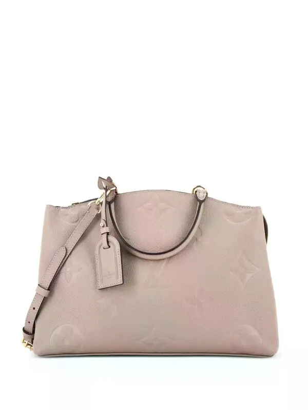 LOUIS VUITTON Grand Palais Handbag Monogram Empreinte Giant Shoulder Bag - Neutrals