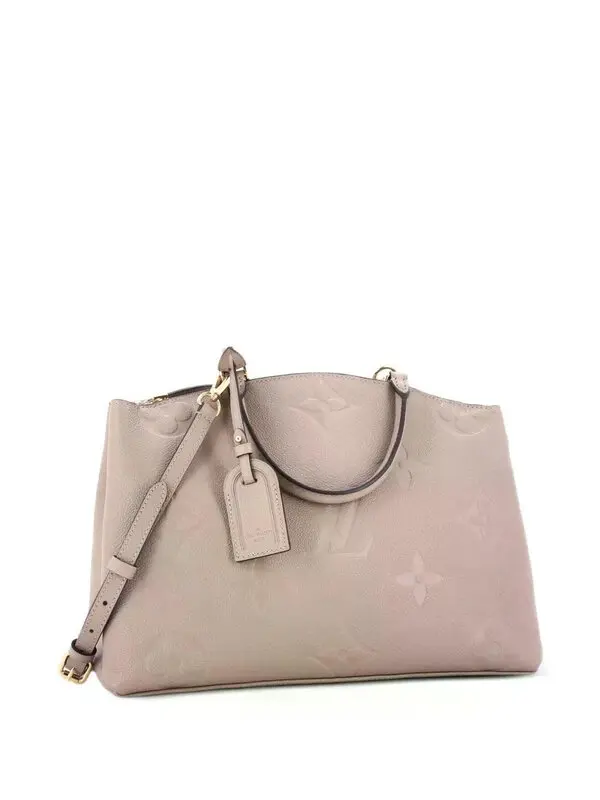 LOUIS VUITTON Grand Palais Handbag Monogram Empreinte Giant Shoulder Bag - Neutrals