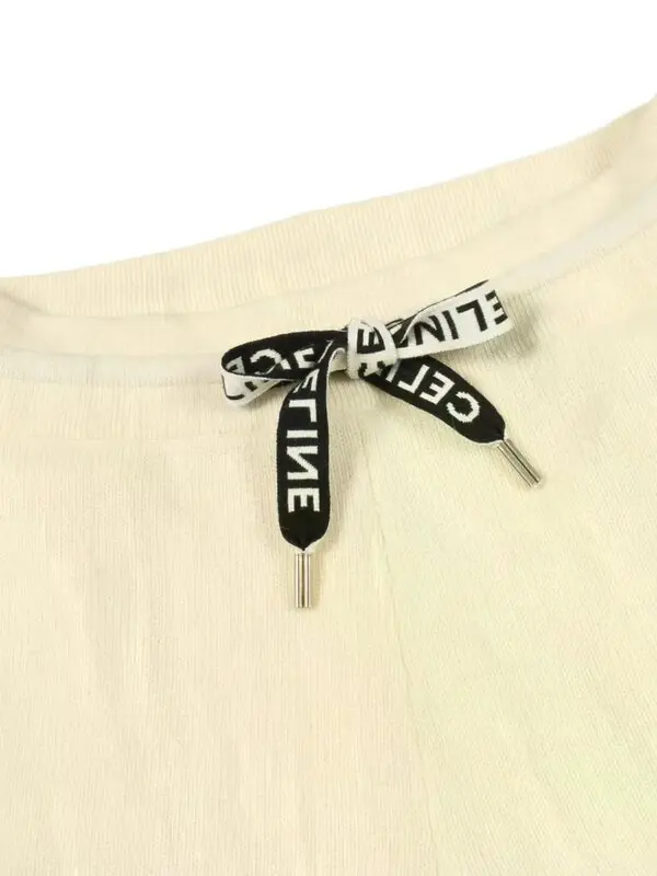 Celine 2010s Knit Drawstring Track Pants