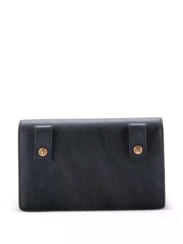 Dior Saddle Rectangular Leather Belt Bag - Black