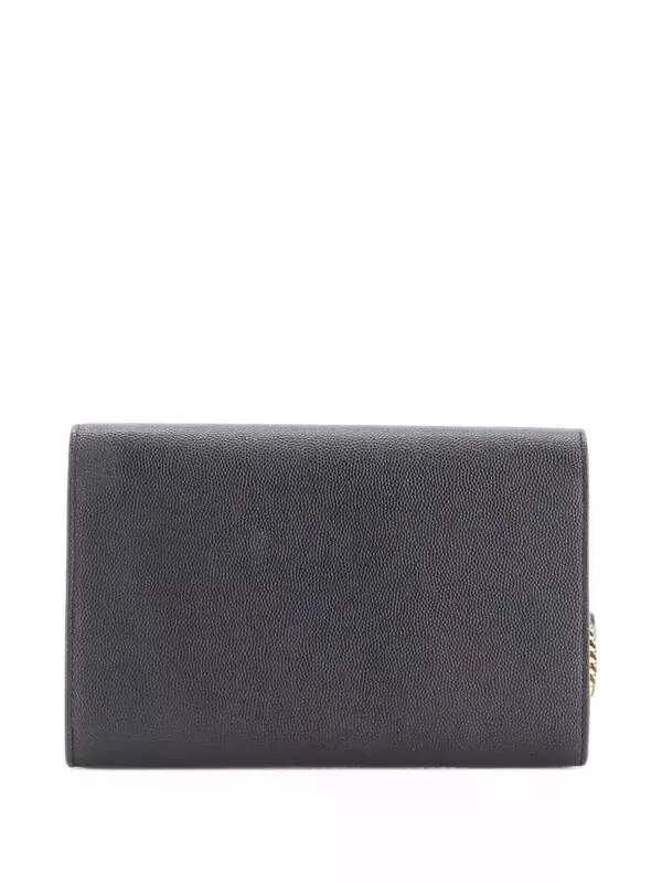 Saint Laurent Uptown Chain Wallet Leather Crossbody Bag