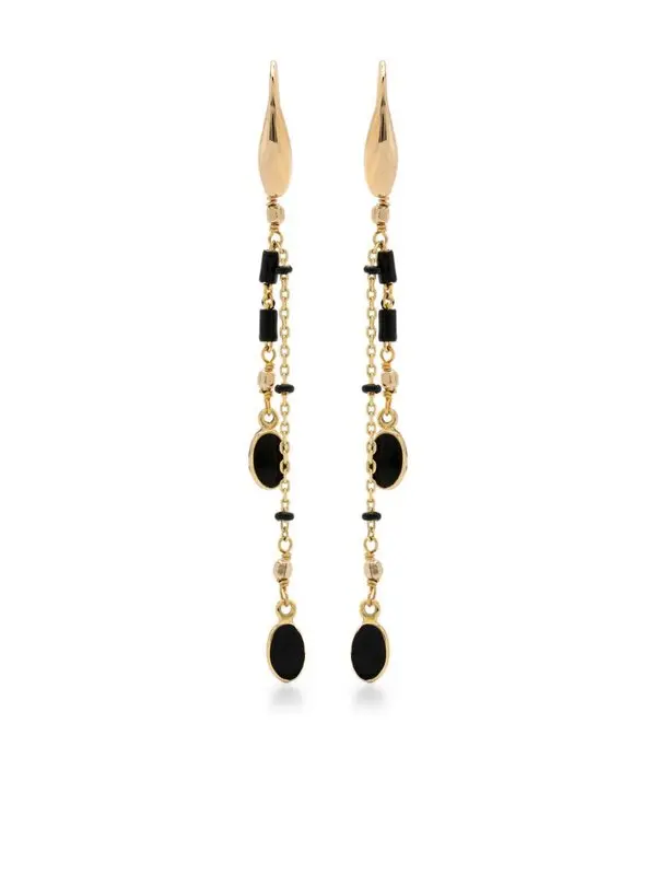 Isabel Marant Étoile Casablanca Pendant Earrings With Tassels - Black