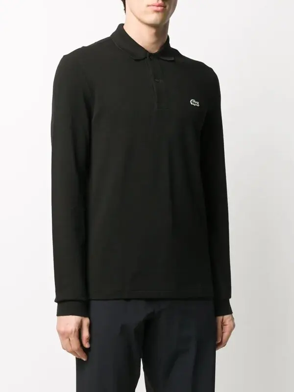 Lacoste Classic Fit Long-sleeved L.12.12 Polo - Black