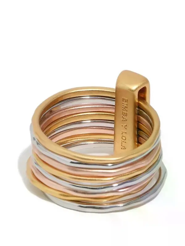 Bimba Y Lola Three-tone Band Ring