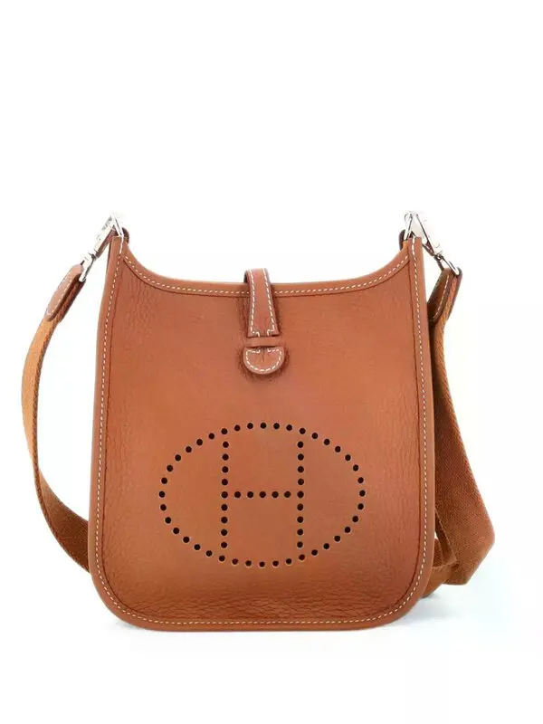 Hermès Evelyne Bag Gen Iii Clemence Tpm Crossbody Bag - Brown