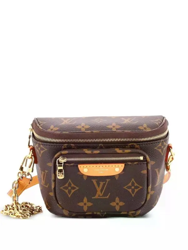 LOUIS VUITTON Monogram Canvas Mini Belt Bag - Brown
