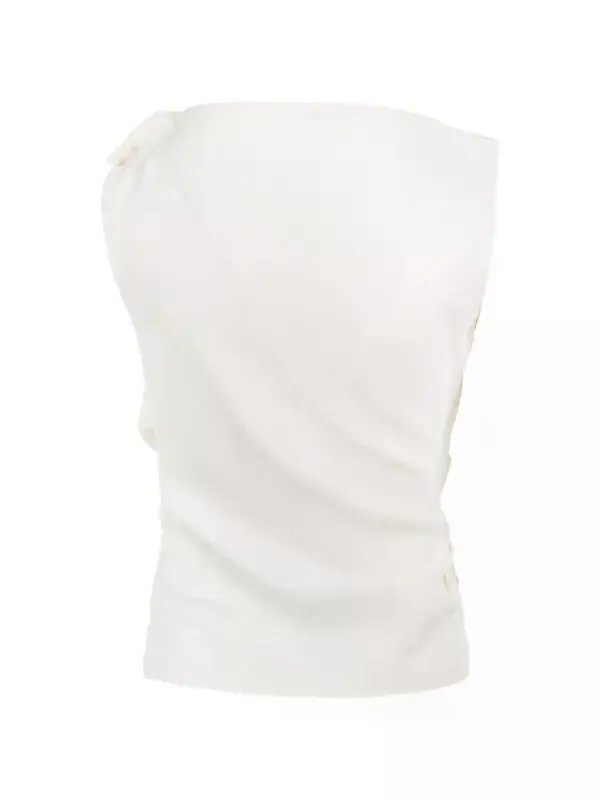 CLUB21 Freya Draped Sleeveless Blouse
