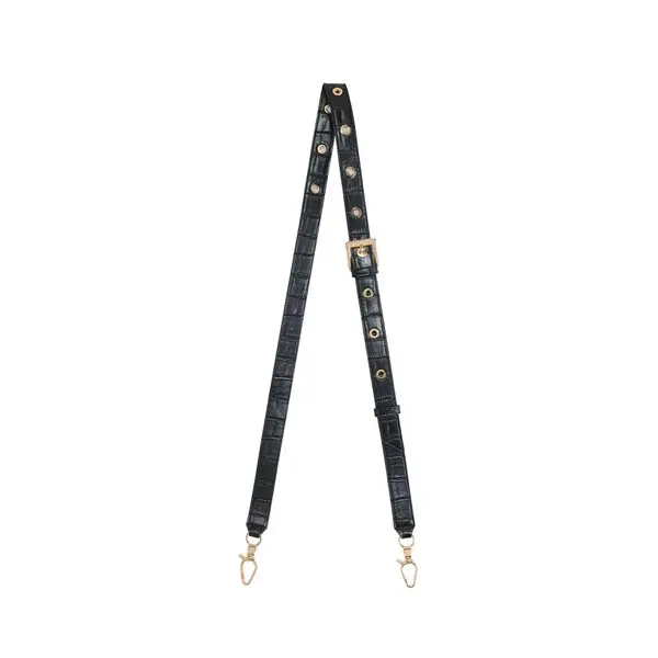 SANS BEAST Solus Bag Strap Noir Croco