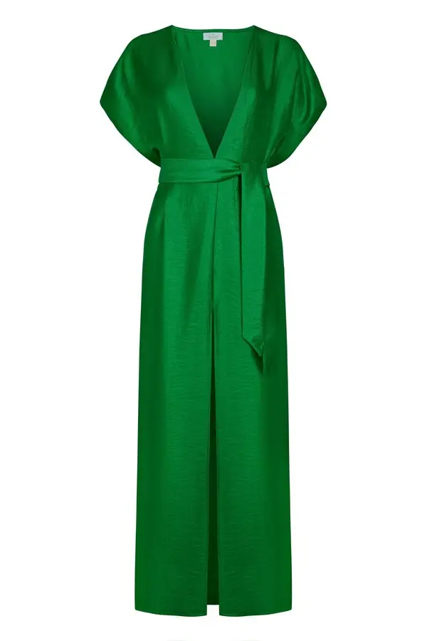 LEYLA MAYA Sophia Luxe Emerald Dress - Green