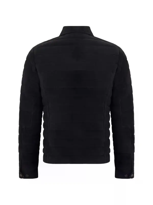 MOORER Quilted Button-front Jacket