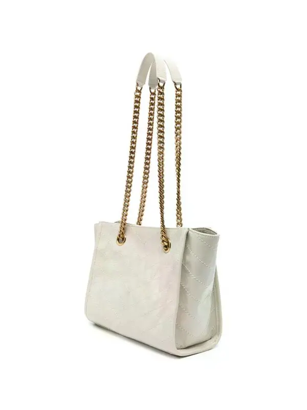 Saint Laurent Niki Quilted Shoulder Bag - Neutrals