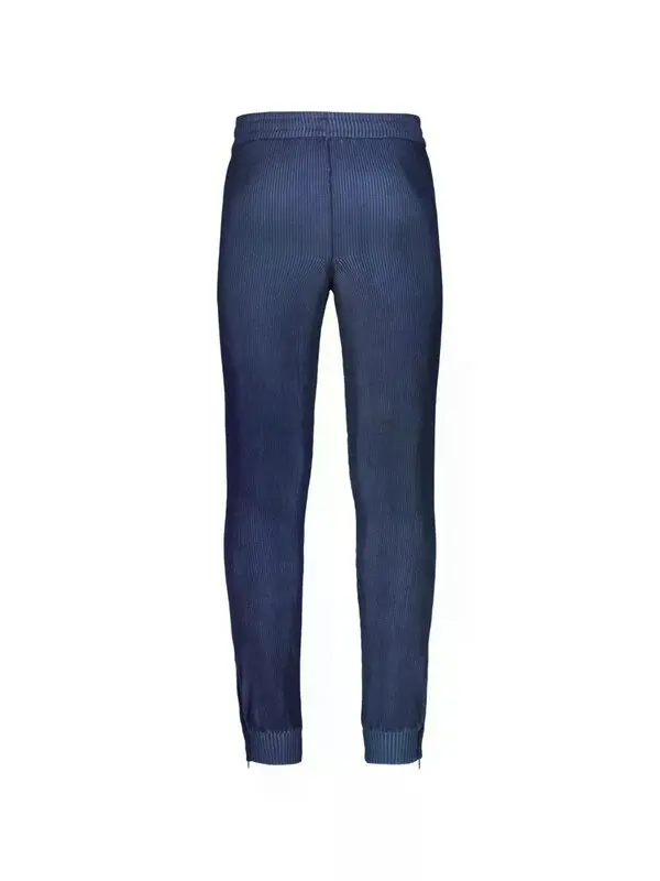 MOORER Ribbed-knit Drawstring Track Pants