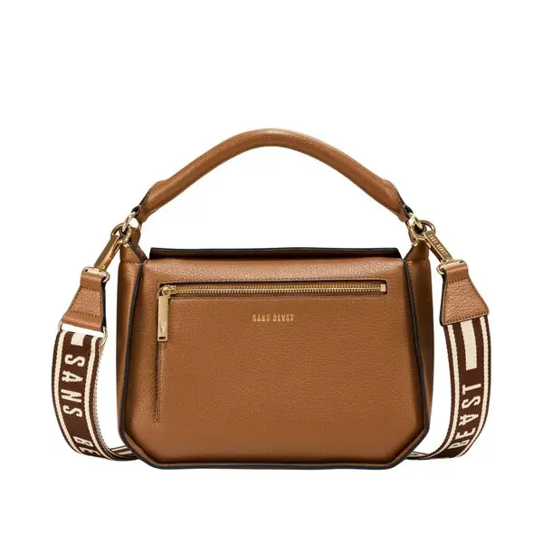 SANS BEAST Sanctuary Handbag Cinnamon + Gold