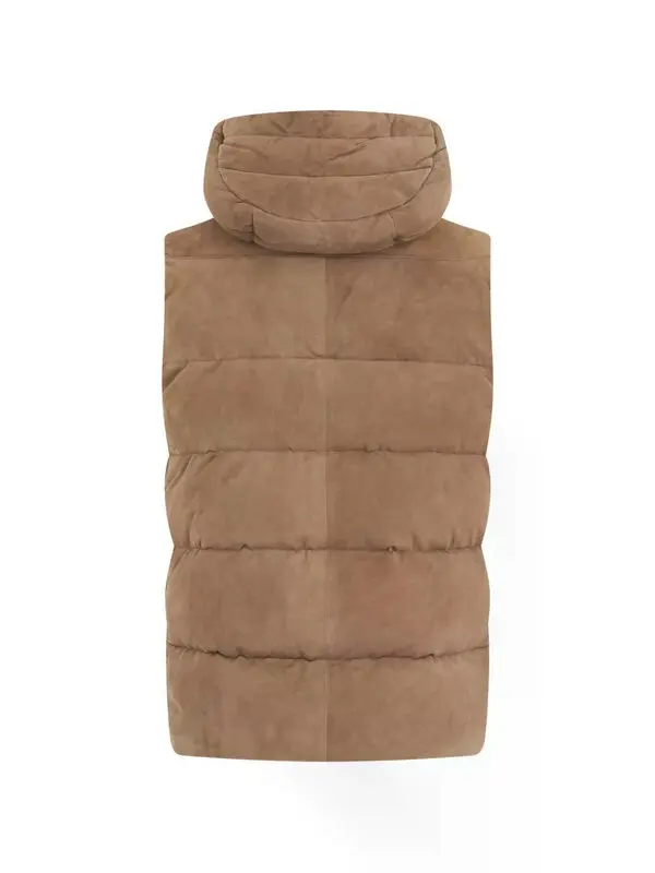 MOORER Fire Quilted Hooded Gilet