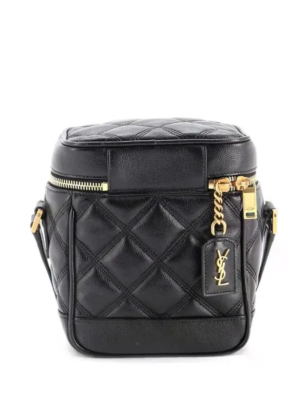 Saint Laurent Quilted Leather Vanity Bag Crossbody