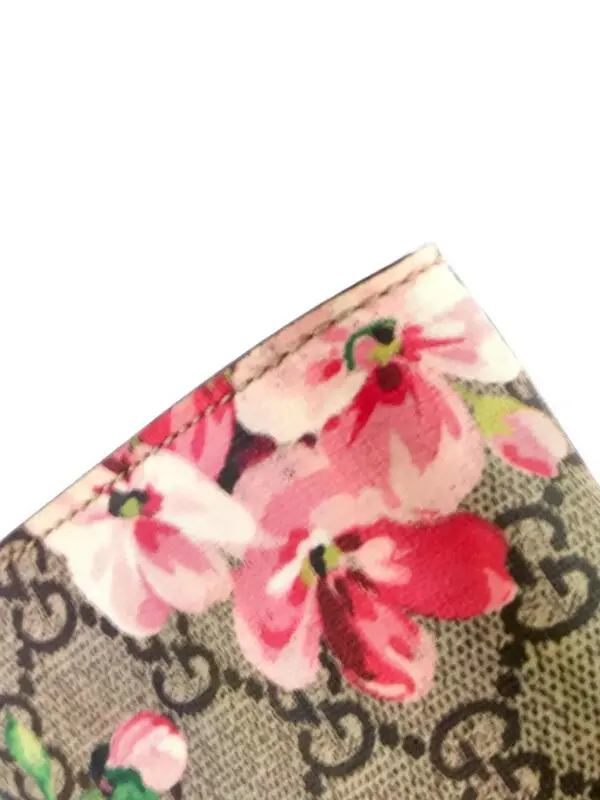 Gucci Blooms Print Gg Coated Canvas Shoulder Bag