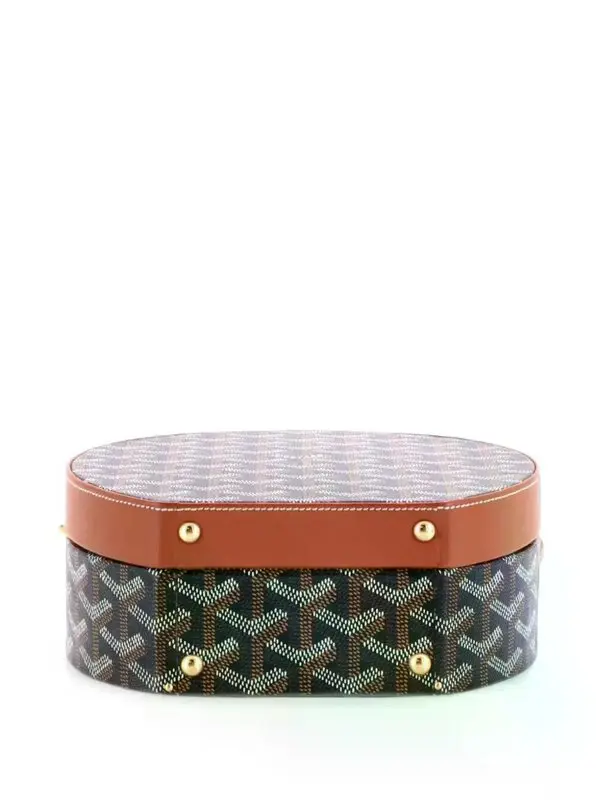 Goyard Alto Hatbox Bag Coated Canvas Satchel