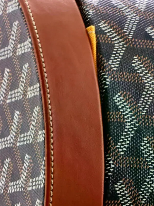 Goyard Alto Hatbox Bag Coated Canvas Satchel