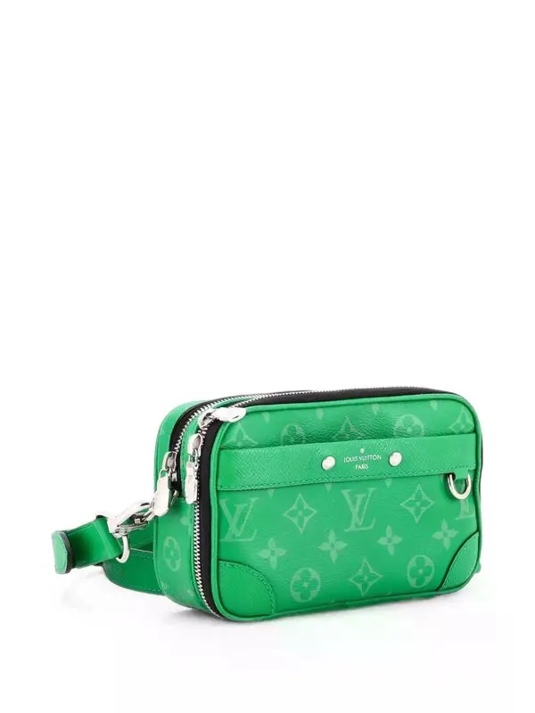 LOUIS VUITTON Alpha Messenger Bag Monogram Taigarama - Green