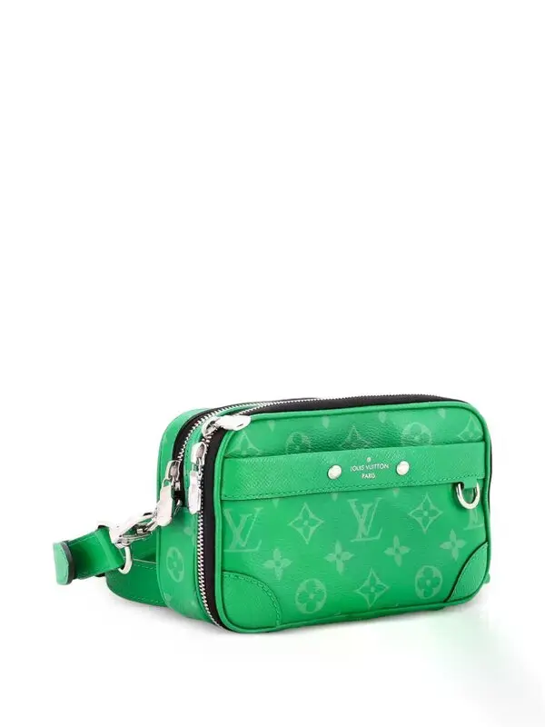 LOUIS VUITTON Alpha Messenger Bag Monogram Taigarama - Green