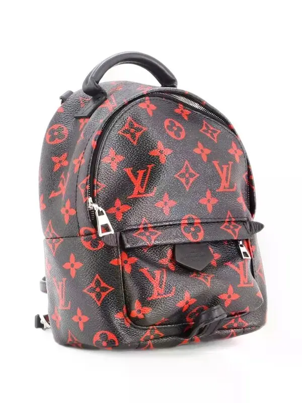 LOUIS VUITTON Palm Springs Limited Edition Monogram Infrarouge Mini Backpack - Black