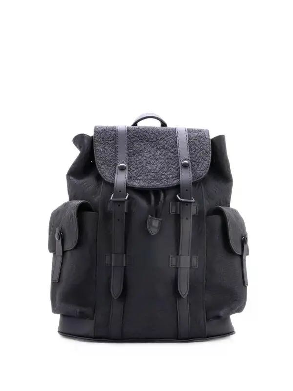 LOUIS VUITTON Christopher Monogram Taurillon Leather Pm Backpack