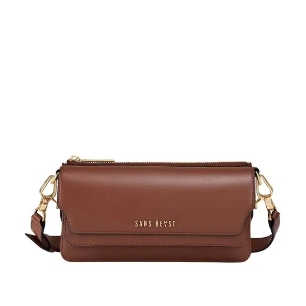 SANS BEAST Gemini Handbag Mahogany
