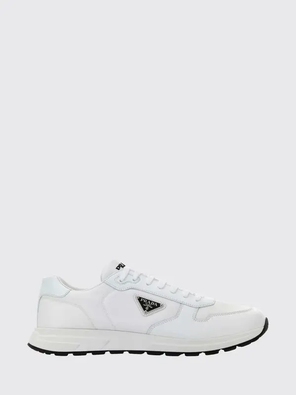 Prada Lace-up Sneakers - White