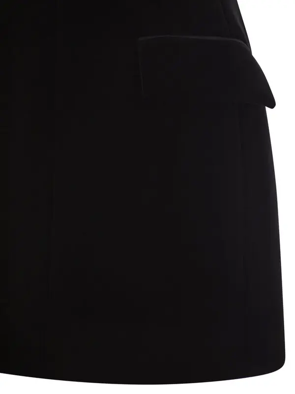 Sportmax Spxtefrite08" Structured Mini Dress With V-neckline