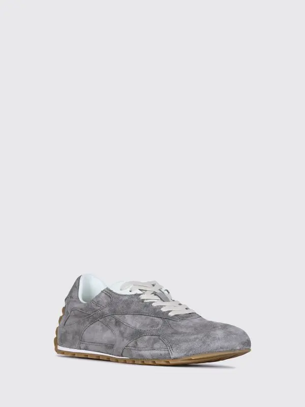 Bottega Veneta Grey Calfskin Sneakers