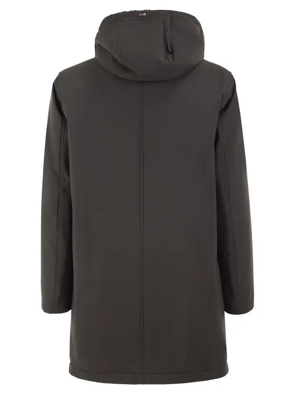Herno Technical Hooded Coat