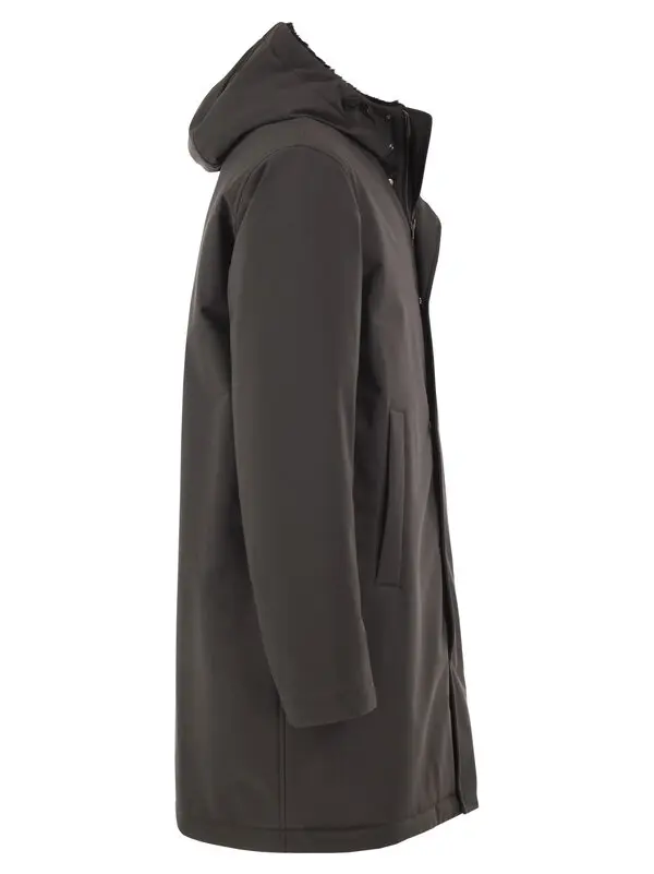 Herno Technical Hooded Coat