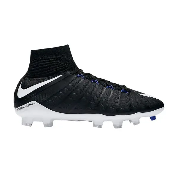 Nike Hypervenom Phantom 3 Df Fg Gs High Top Athletic Football Cleats - Black