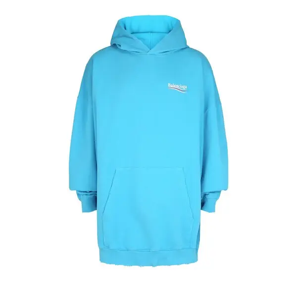 Balenciaga Political Campaign Hoodie - Blue