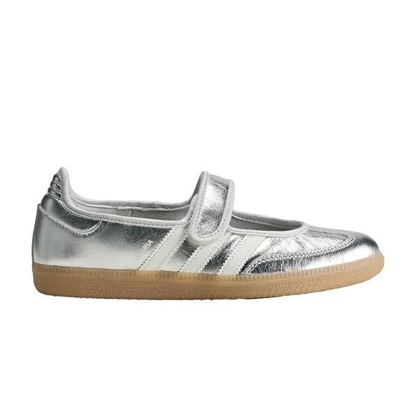 Adidas Wmns Samba Jane Metallic Off White